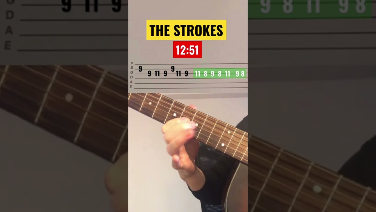 The Strokes Guitar Chords