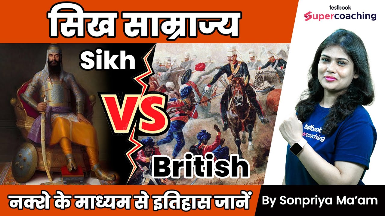 Sikh Empire Vs British | Learn History through Maps | Sikh Kingdom ...