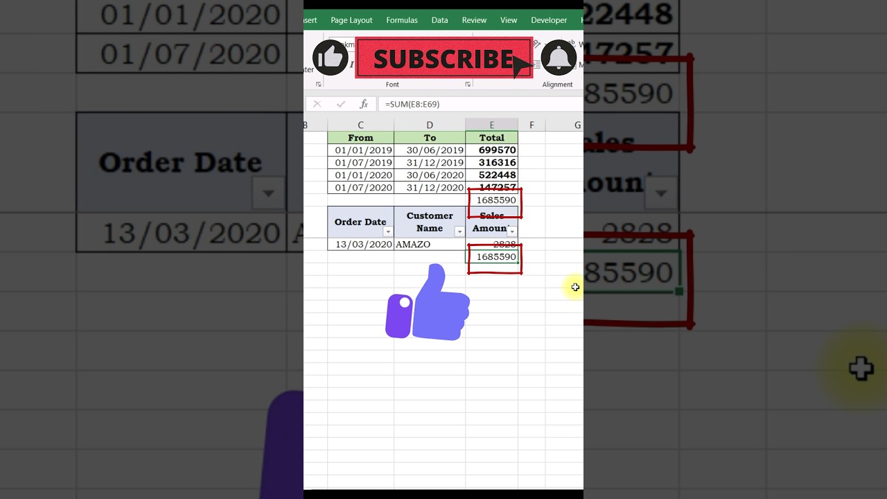 Sum Between Two Dates Using Sumifs Function trending excel shorts Sum Between Two Dates Using Sumifs Function trending excel shorts