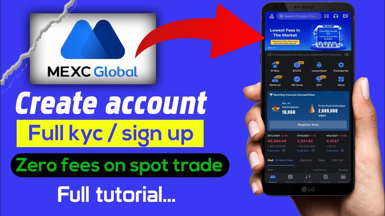 how to create account in mexc exchange, mexc sign up - YouTube
