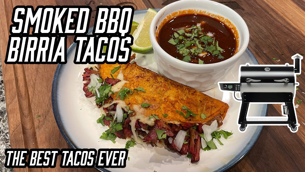Smoked BBQ Birria Tacos | Pellet Grill Cook - YouTube