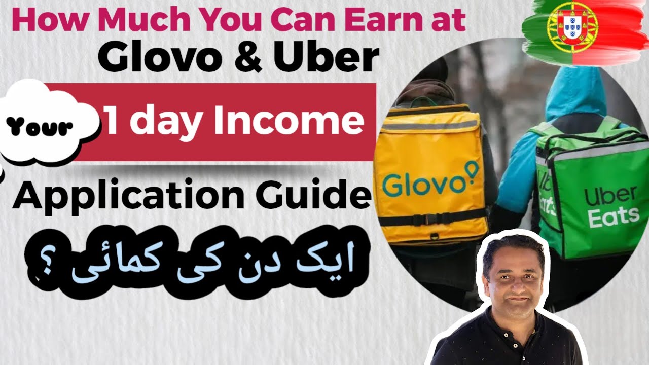 Portugal Food Delivery Earning Glovo & Uber. How Application Work? My ...