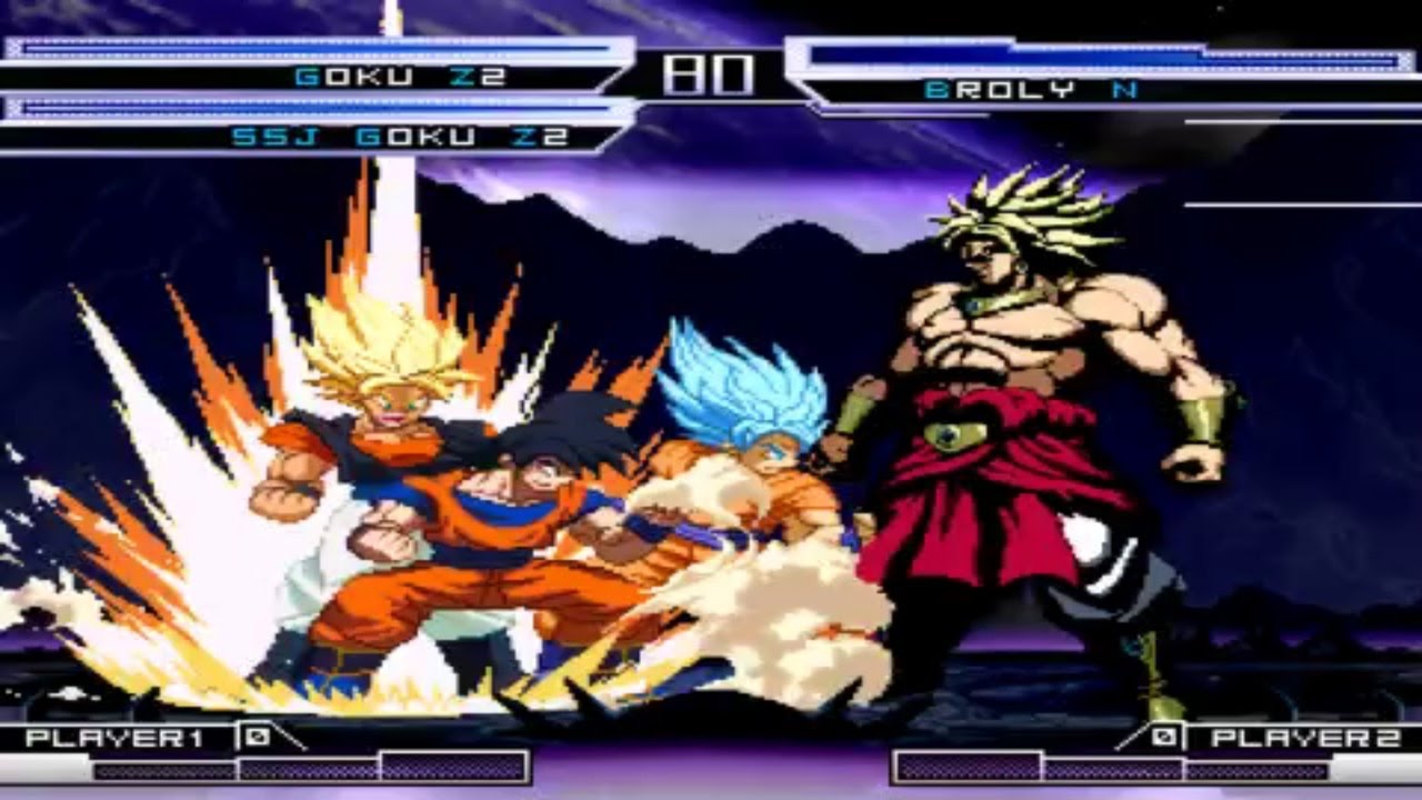 3 vs 1 Mugen Madness | Broly: The Legendary Super Saiyan (#12) - YouTube
