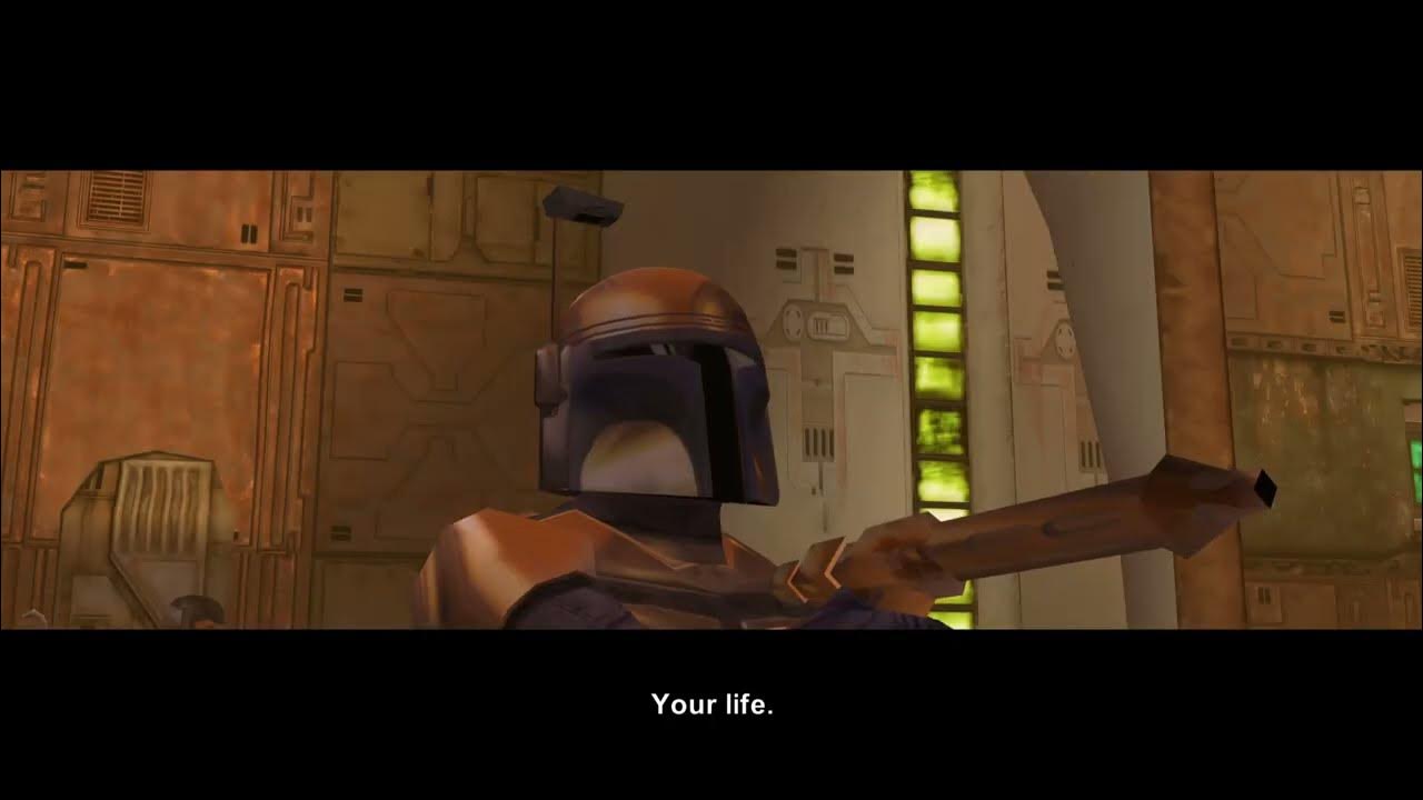 Star Wars: Bounty Hunter - Hilarious Cutscene - YouTube