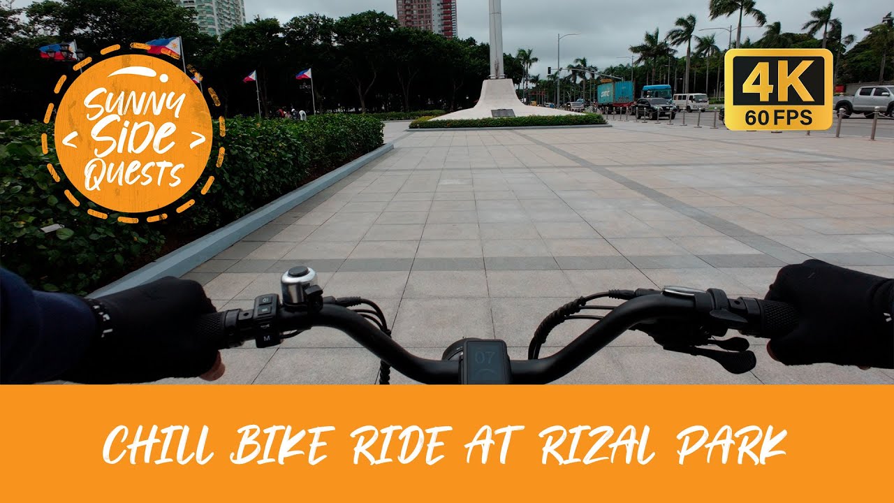 [4K60] Chill bike ride at Rizal Park - YouTube