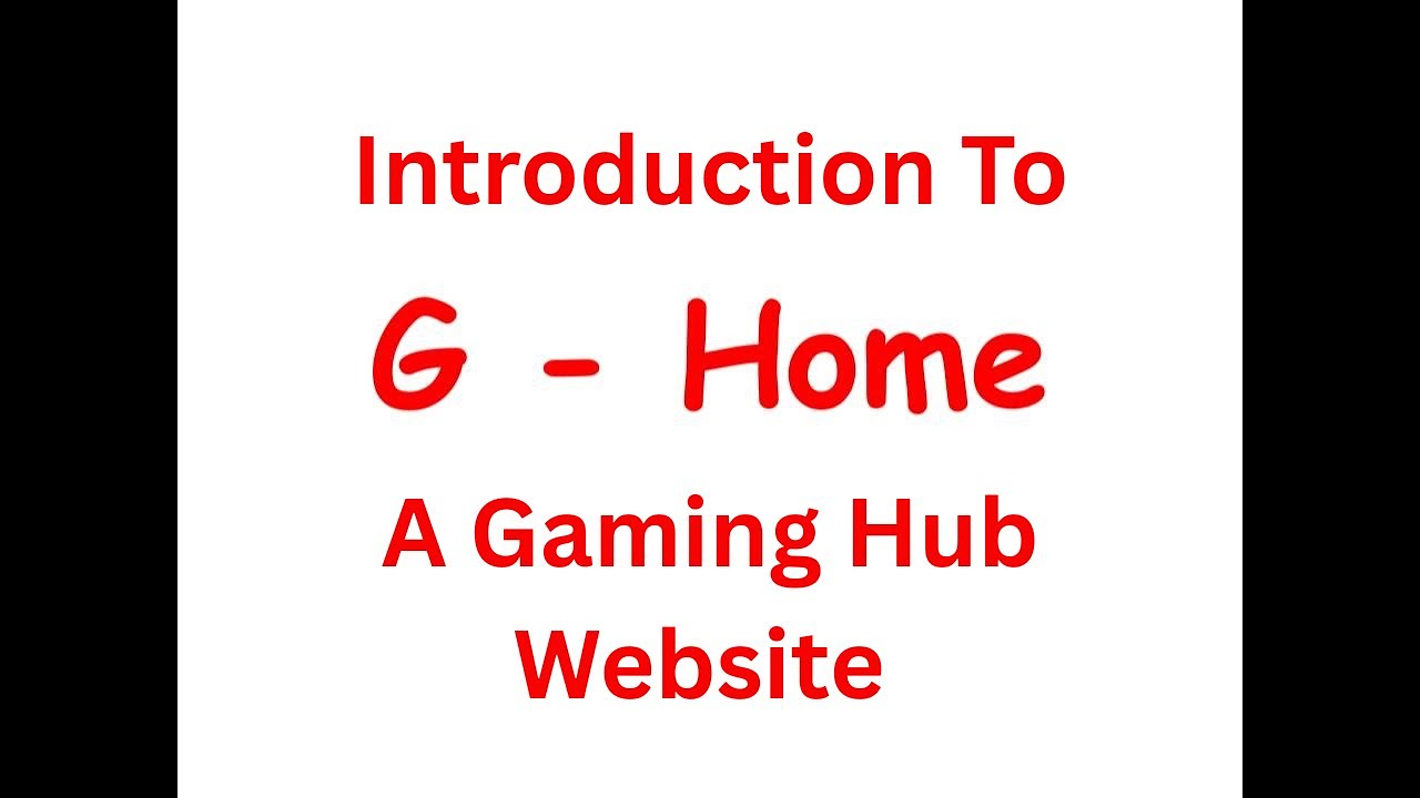 A G - Home Video - Introducing The G - Home Website! (New Version ...