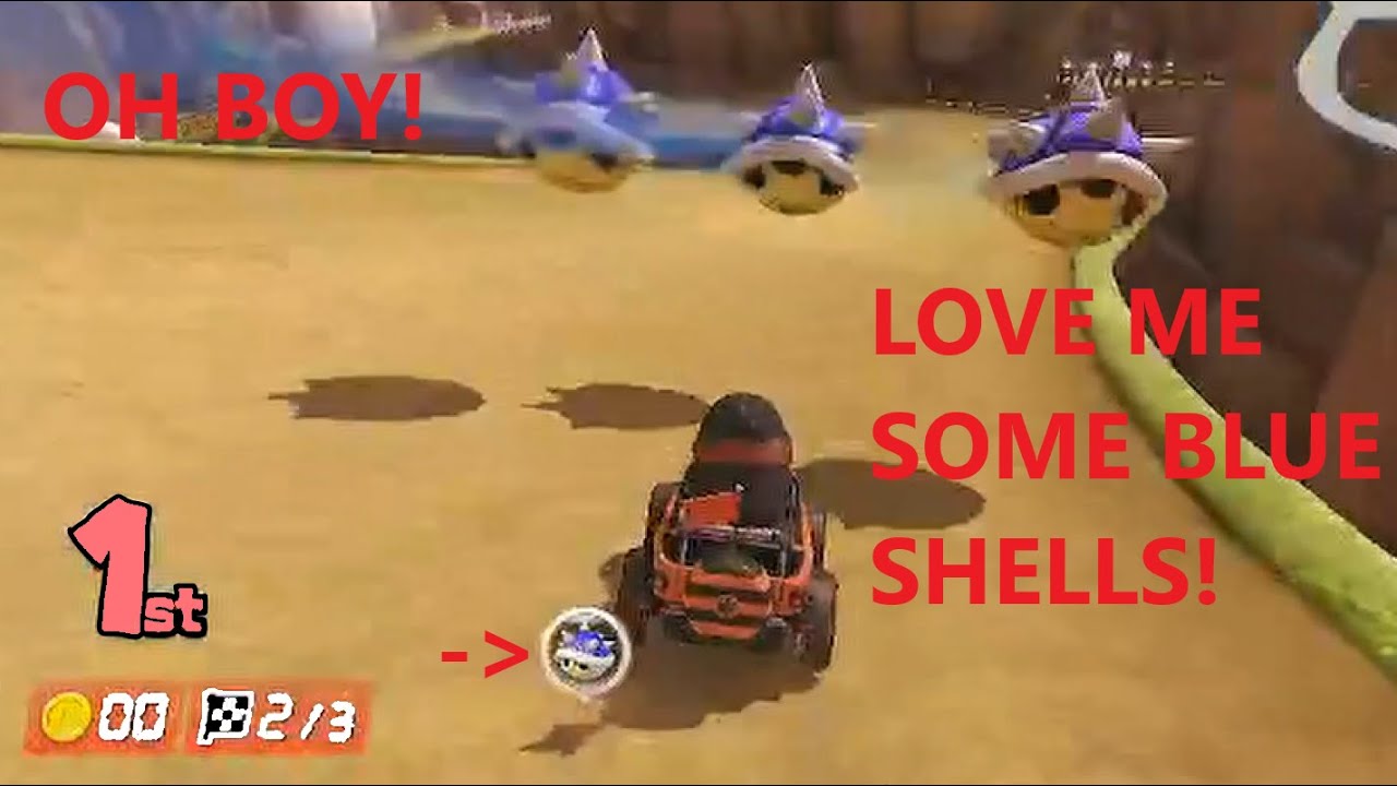 WHY DID WE CHOOSE ONLY BLUE SHELLS!!?! /IRL Mario Kart w THE BOYS - YouTube