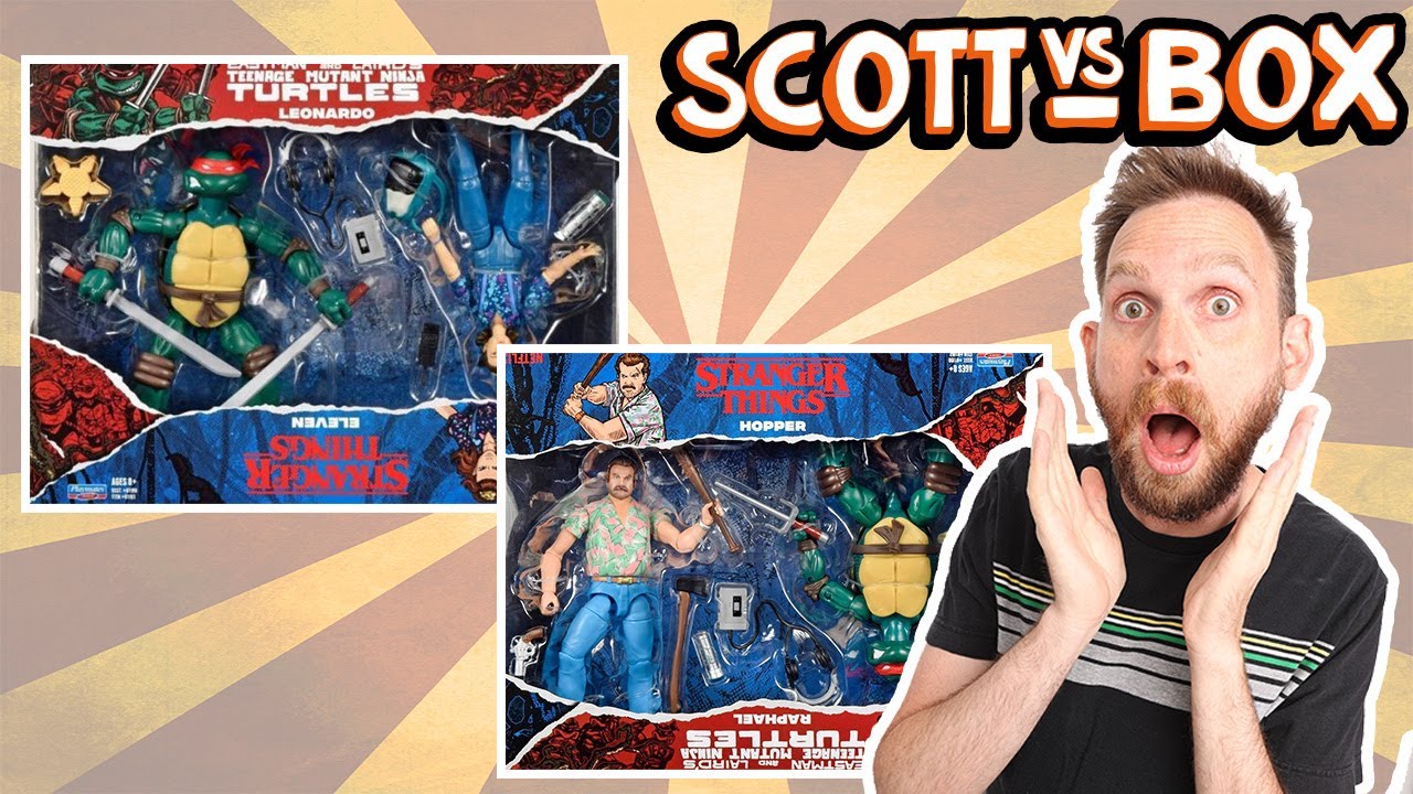 Stranger Things TMNT Upside Down Remix Action Figures Unboxing - YouTube