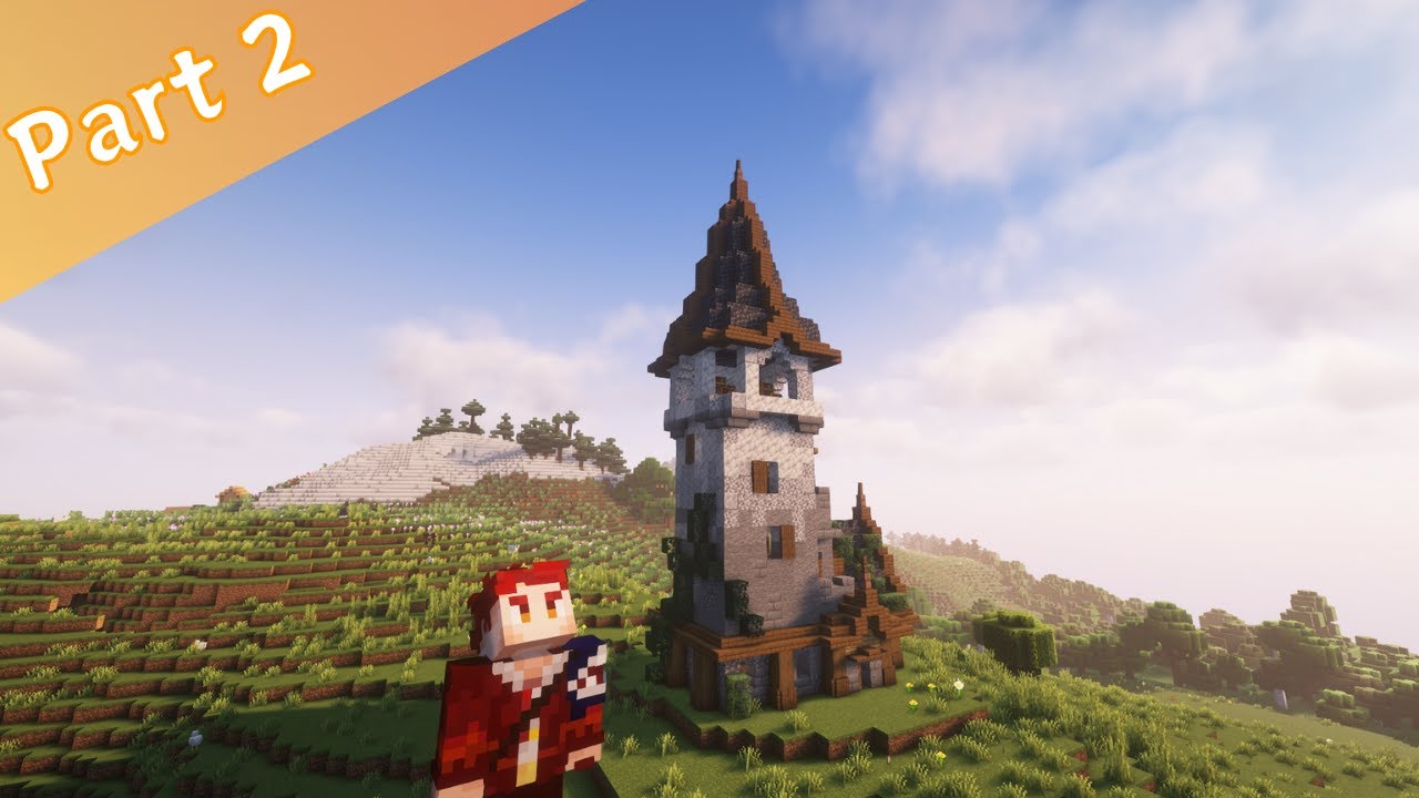 Minecraft Tutorial : How to Build a Medieval Starter Base Part 2 - YouTube