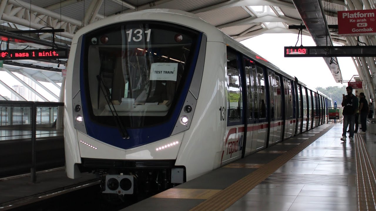 KJL-Bombardier Innovia Metro 300 Set 31 Under Test At USJ 21 - YouTube