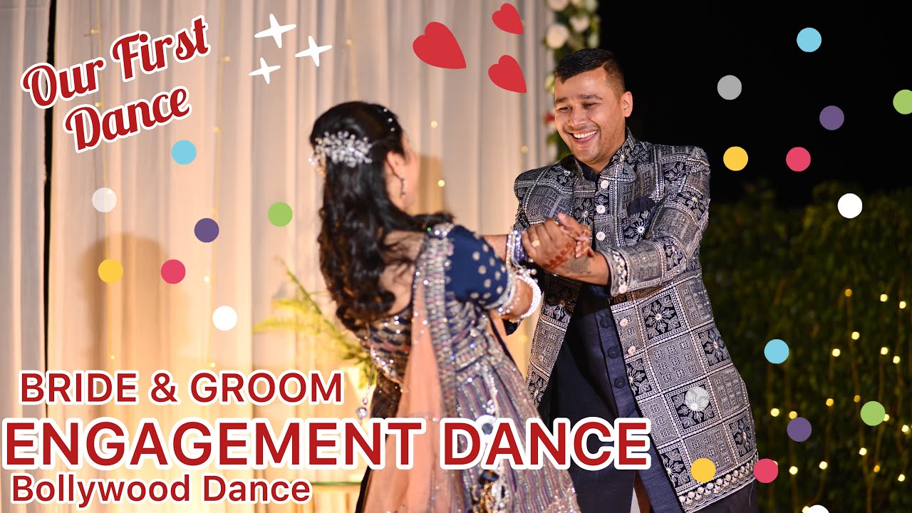Bride and Groom ENGAGEMENT Dance Performance l Couple Dance l YOGITA ...