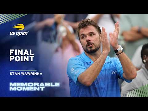 Stan Wawrinka's Emotional Final Grand Slam Point | 2026 US Open