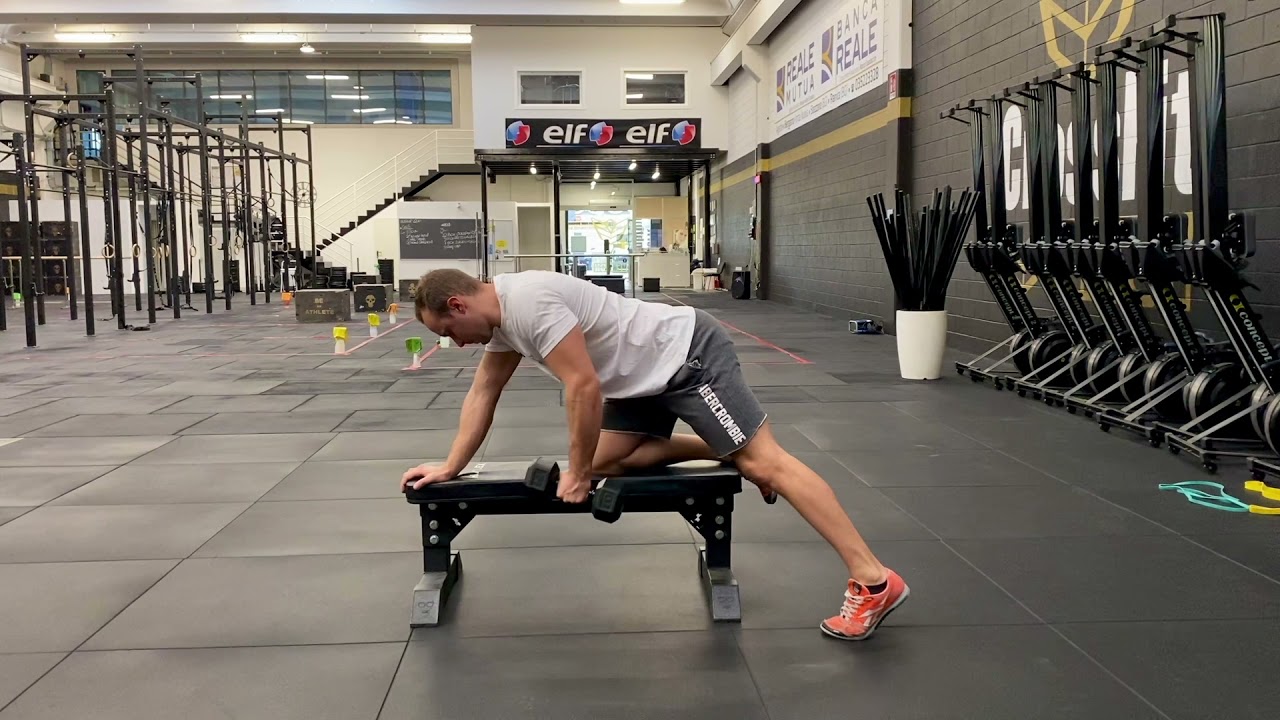 Bench Db row - YouTube