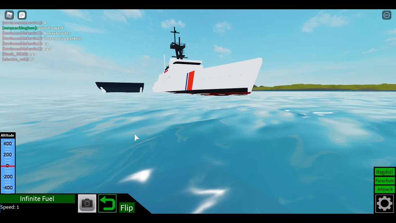 Roblox plane crazy | Coast guard ship - YouTube