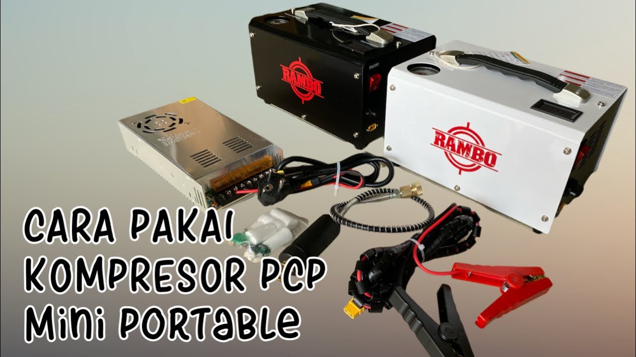 KOMPRESOR PCP MINI PORTABLE - YouTube