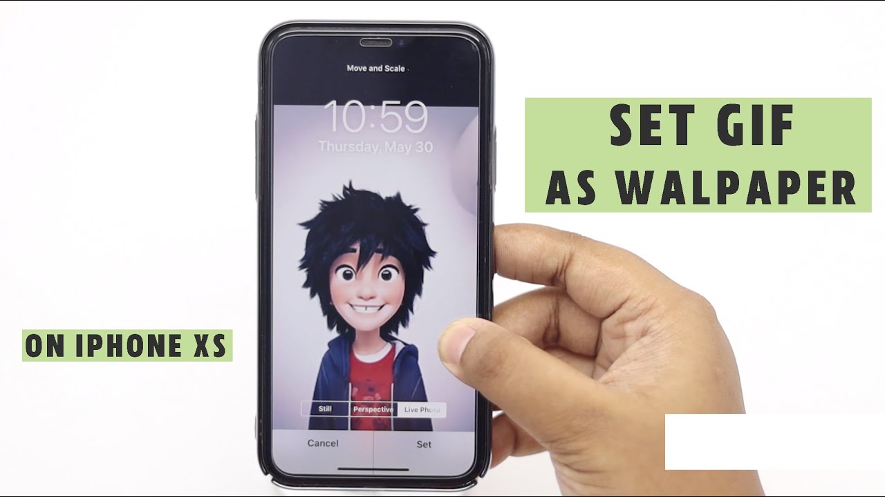Use GIF as Live Wallpaper on iPhone XS| Set a GIF Live Wallpaper on ...