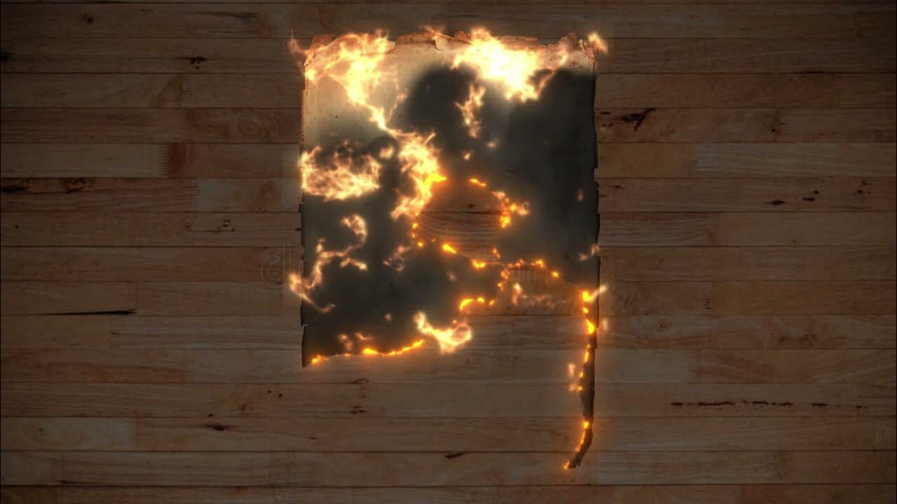 Paper Burn effect - hiệu ứng lửa cháy giấy - YouTube