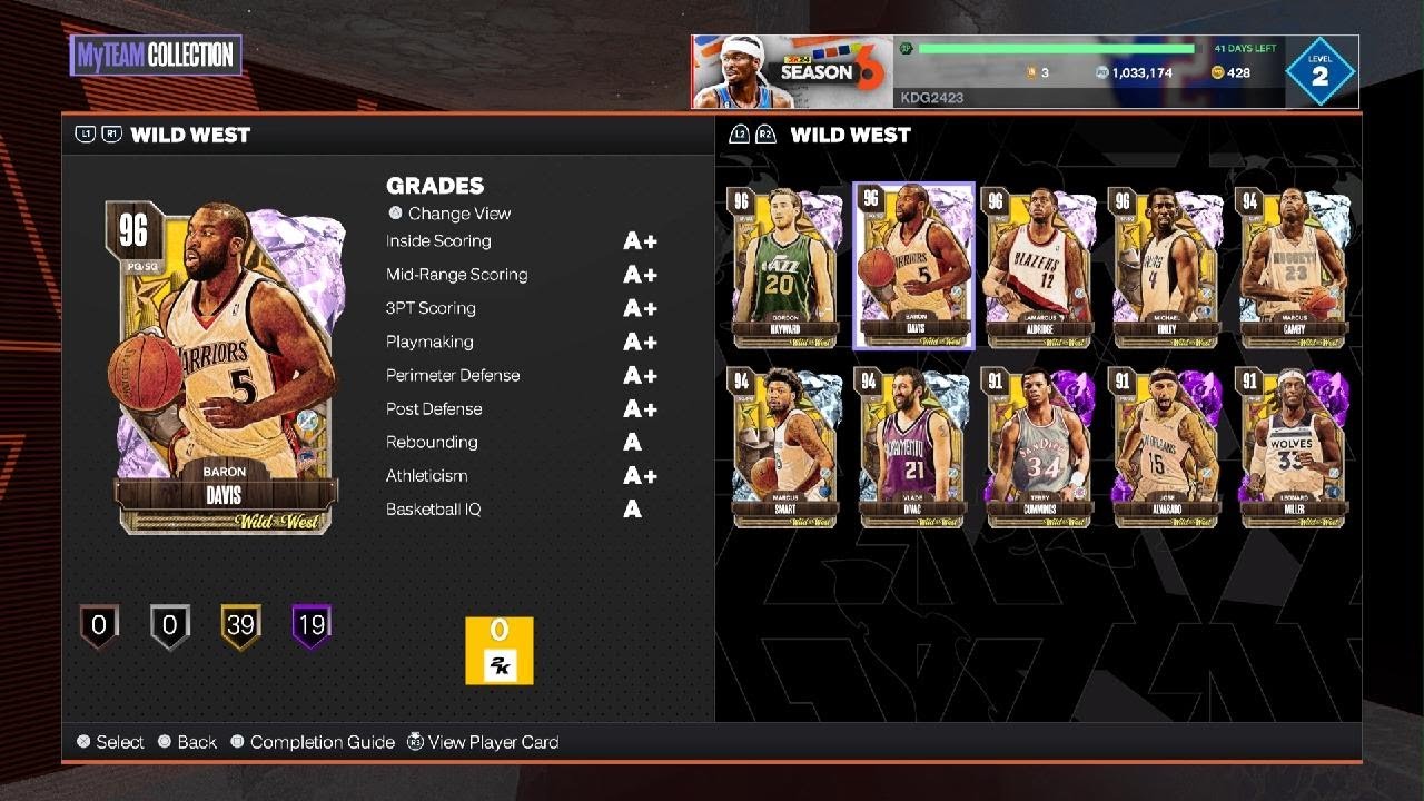 NBA 2K24 WILD WEST LOCK IN WHO DID WE PULL? - YouTube