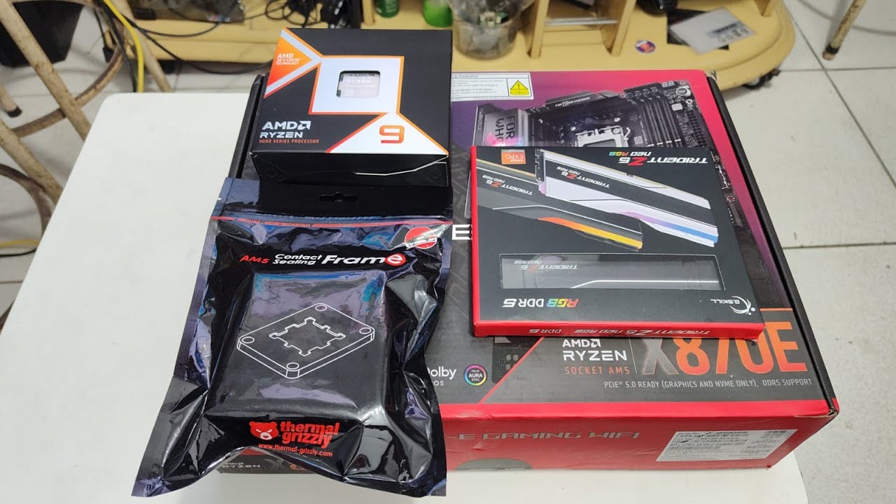Unboxing do novo Kit Upgrade AM5 + Memórias G-SKILL 6000mhz CL-26 - YouTube