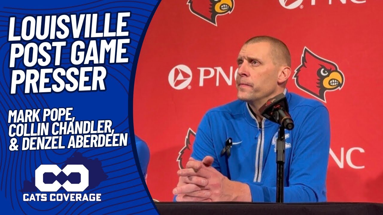 Louisville Post Game Presser - Mark Pope, Collin Chandler, and Denzel ...