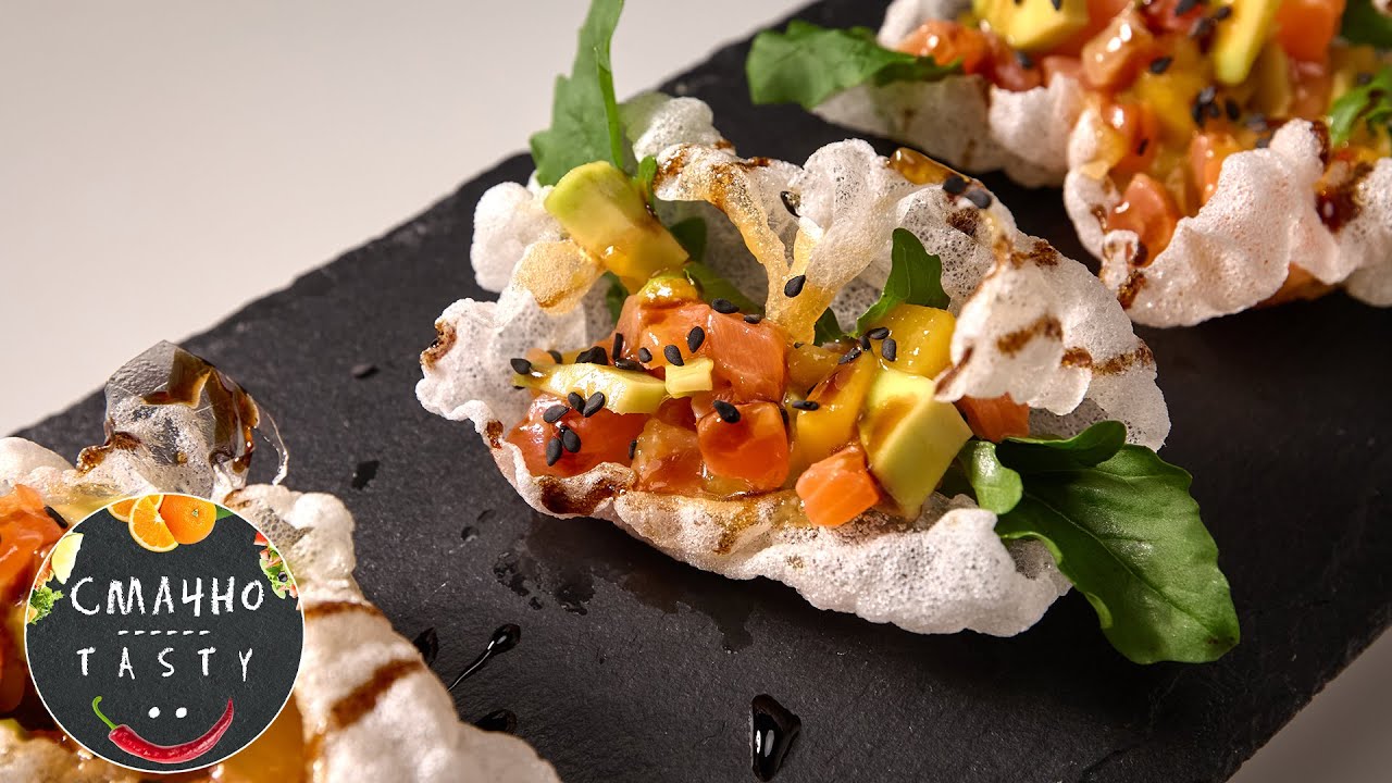 The Secret to the Perfect Crispy Snack! 😍 Rice Paper Boats with Salmon ...