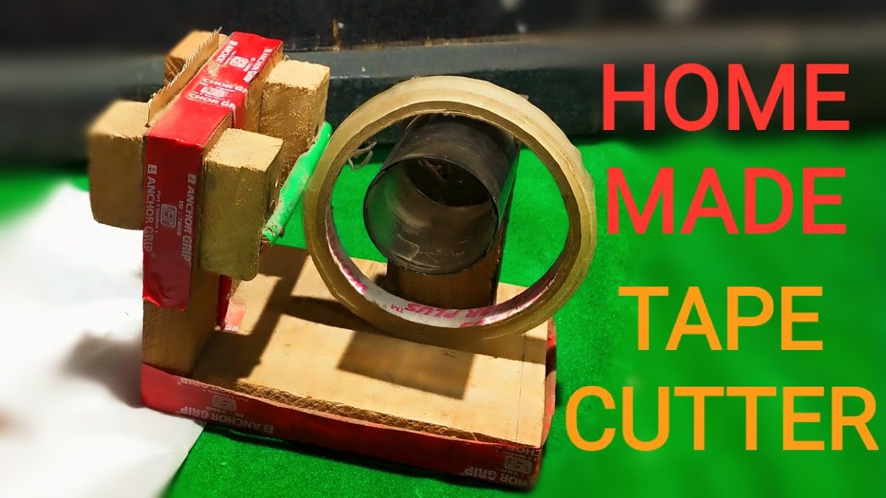 HOME MADE TAPE CUTTER - YouTube