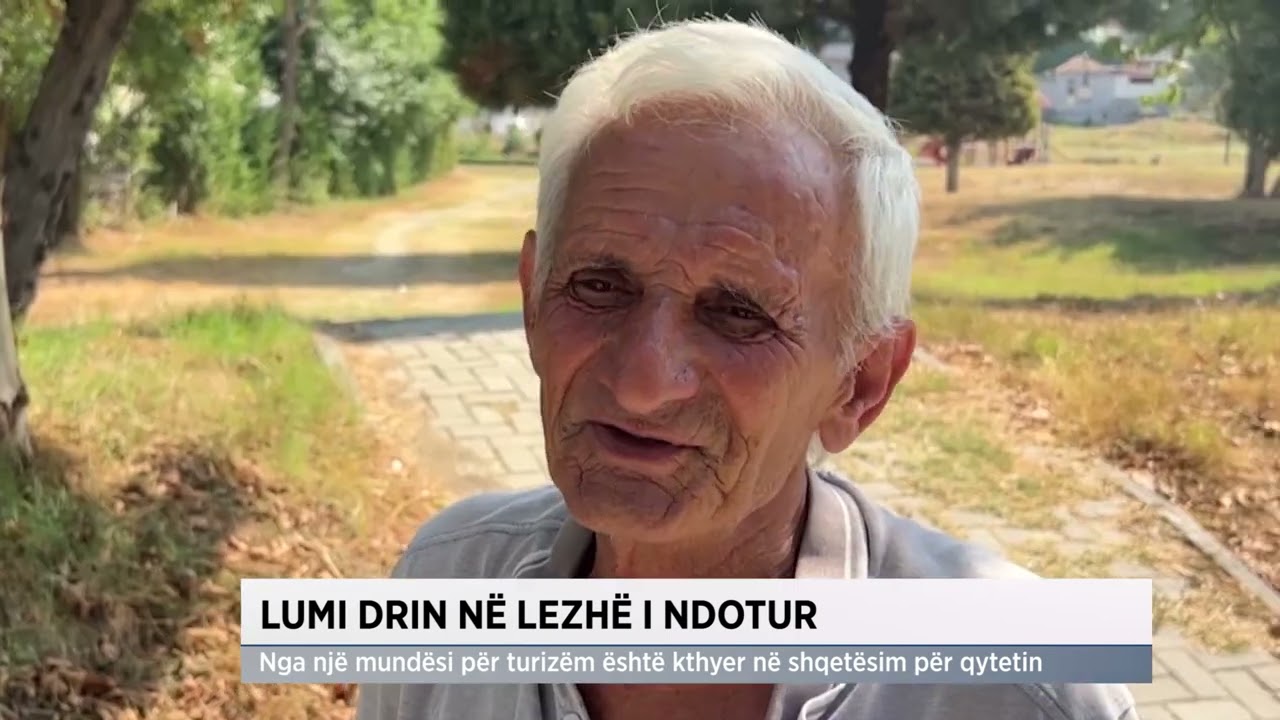 Lumi Drin në Lezhë i ndotur - YouTube