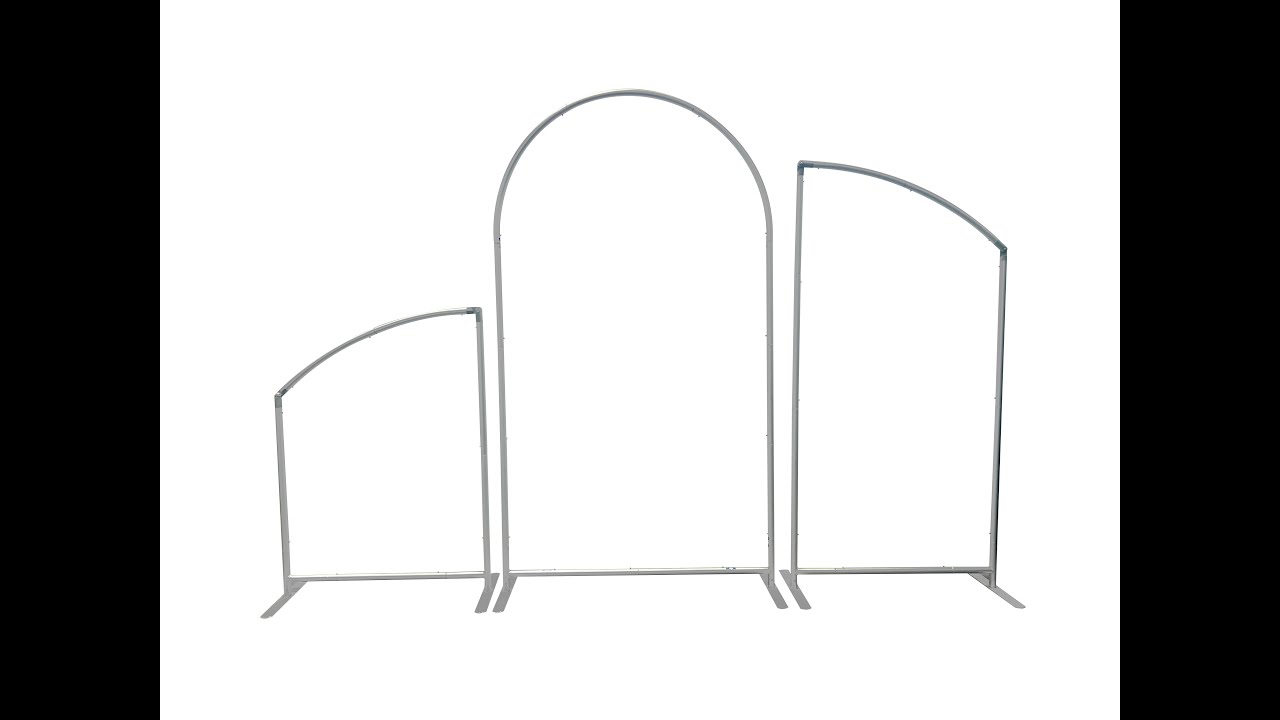 3 PCs Chiara Arched Backdrop Stands Assembly Instructions.1 - YouTube