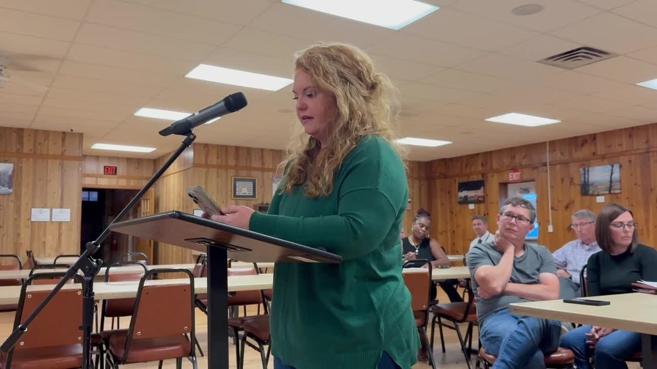 Brittany Martin talks about problems with homeless people in Marion ...