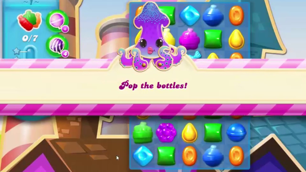 Candy Crush Soda Saga Level 1 - YouTube