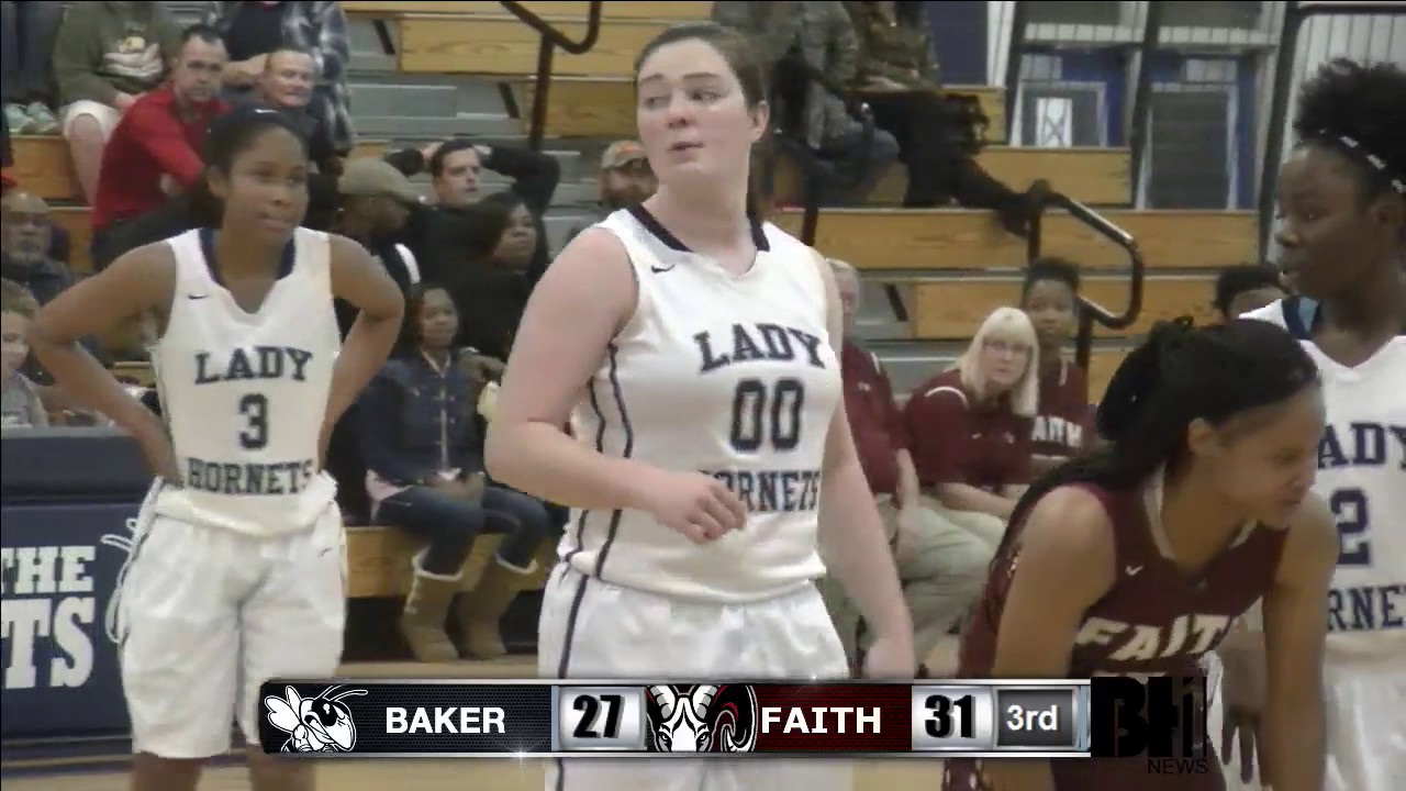 Baker Varsity Girls Basketball vs Faith - 12/8/16 - 2nd Half - YouTube