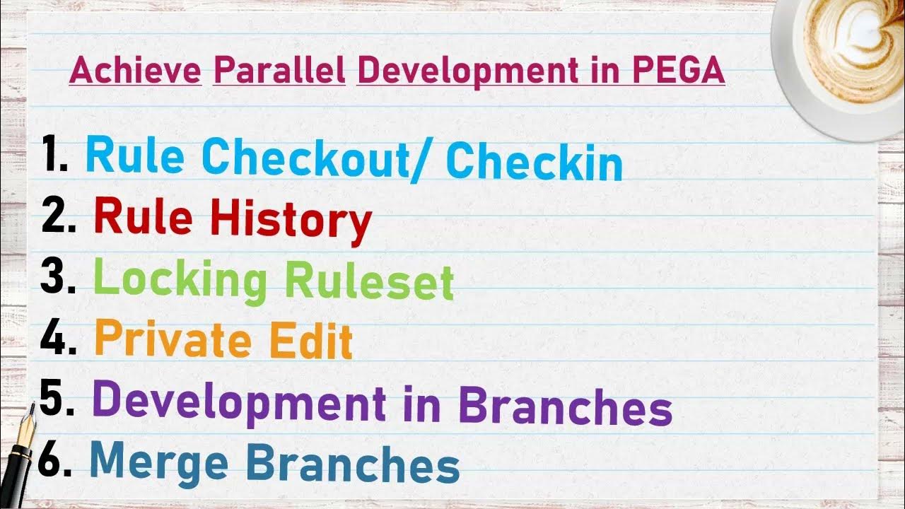 9. Parallel Development | Branches in #PEGA | Check-In & Check-Out PEGA ...