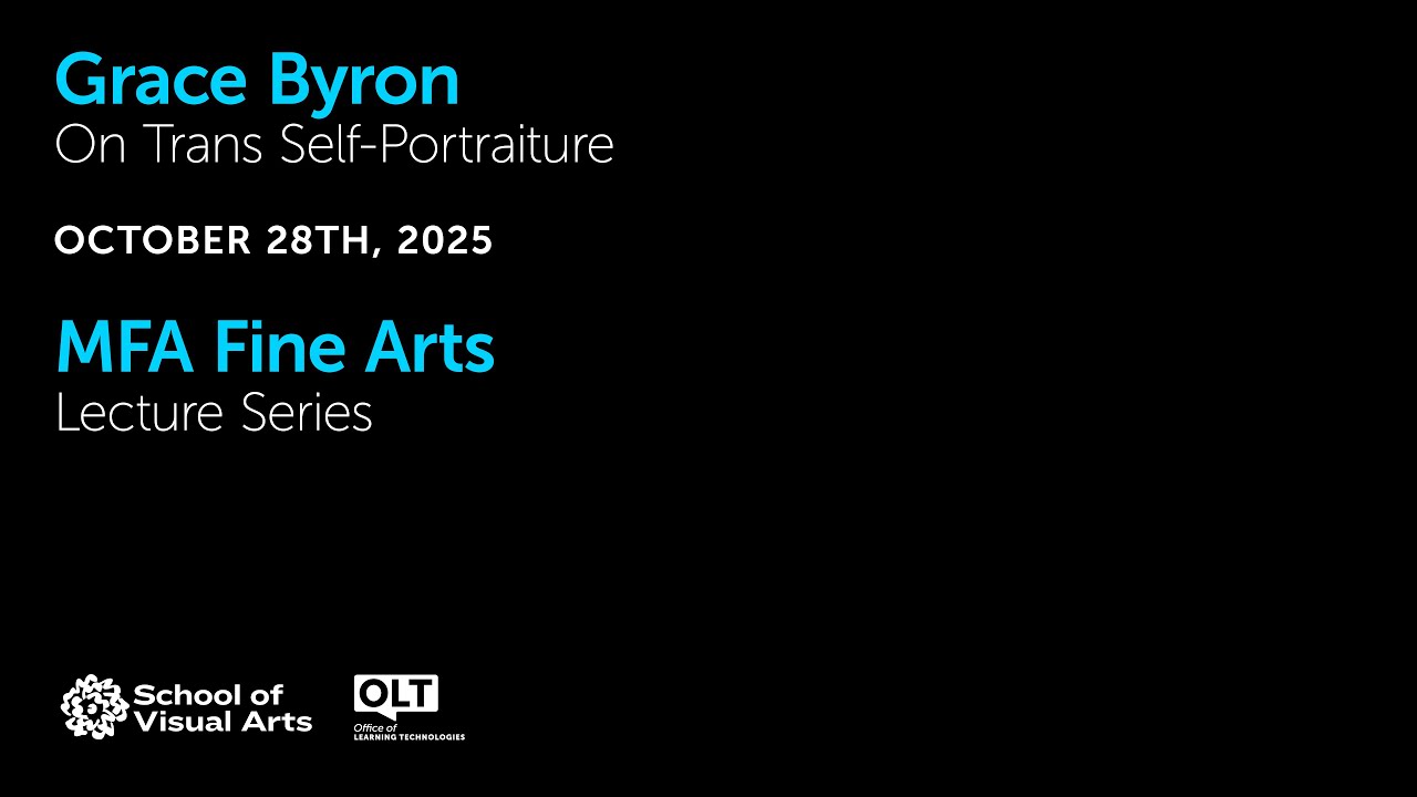 Grace Byron: On Trans Self-Portraiture - YouTube