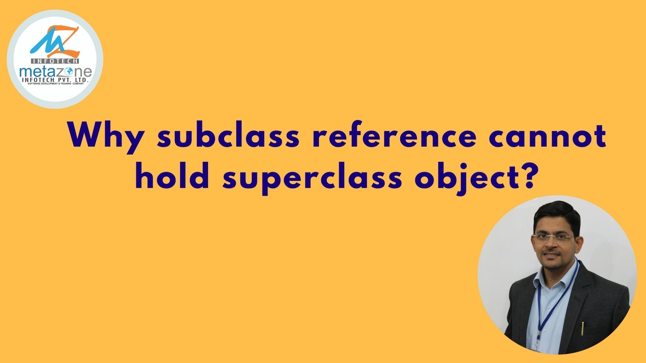 Why Subclass References Cannot Hold Superclass Object Youtube