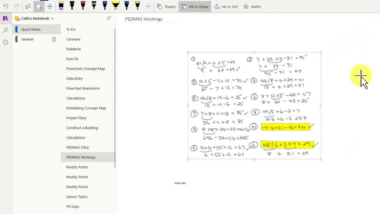 Video 14 Microsoft OneNote Inking and Drawing - YouTube