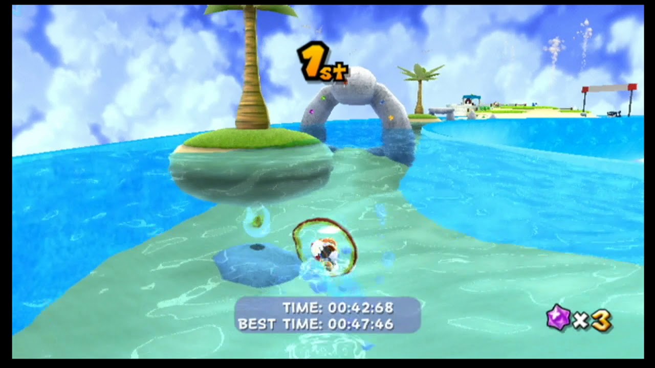 Super Mario Galaxy Sea Slide Galaxy Faster Than a Speeding Penguin as ...