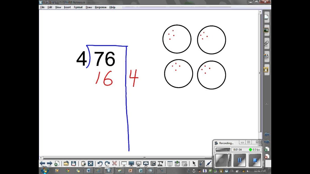 Repeated subtraction demonstration - YouTube