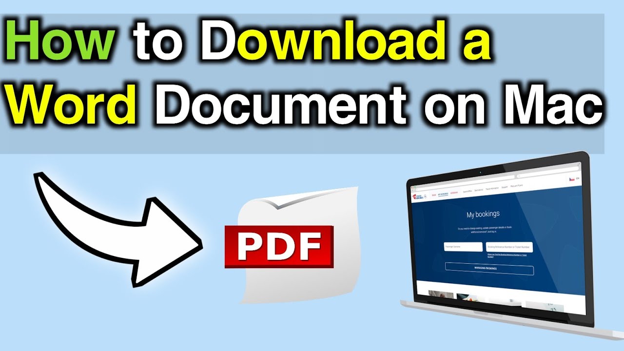 How to Download a Word Document on Mac – Quick & Easy Method - YouTube