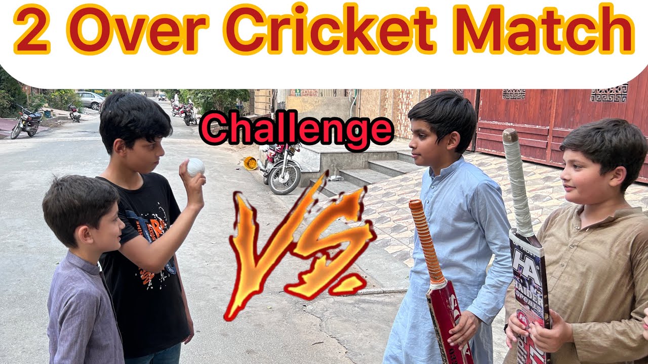 Cricket Match 2 over Challege || world Cricket || competition match ...