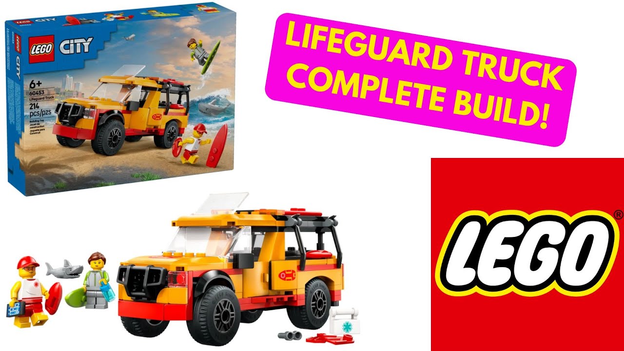LEGO Lifeguard Truck Realtime Build! Let's Hit the Beach With This New ...
