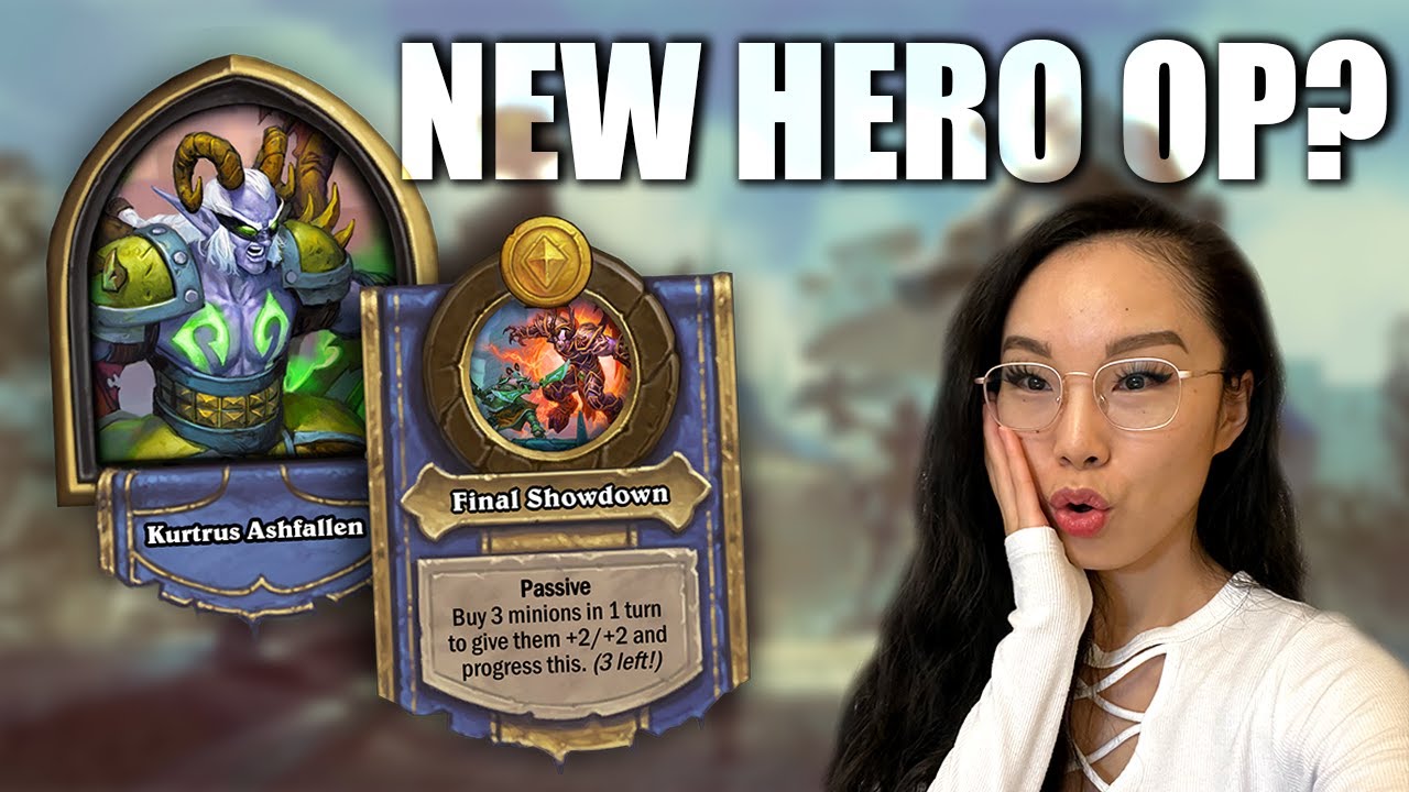 Kurtrus Ashfallen - NEW Battlegrounds Hero Hype! - Hearthstone ...