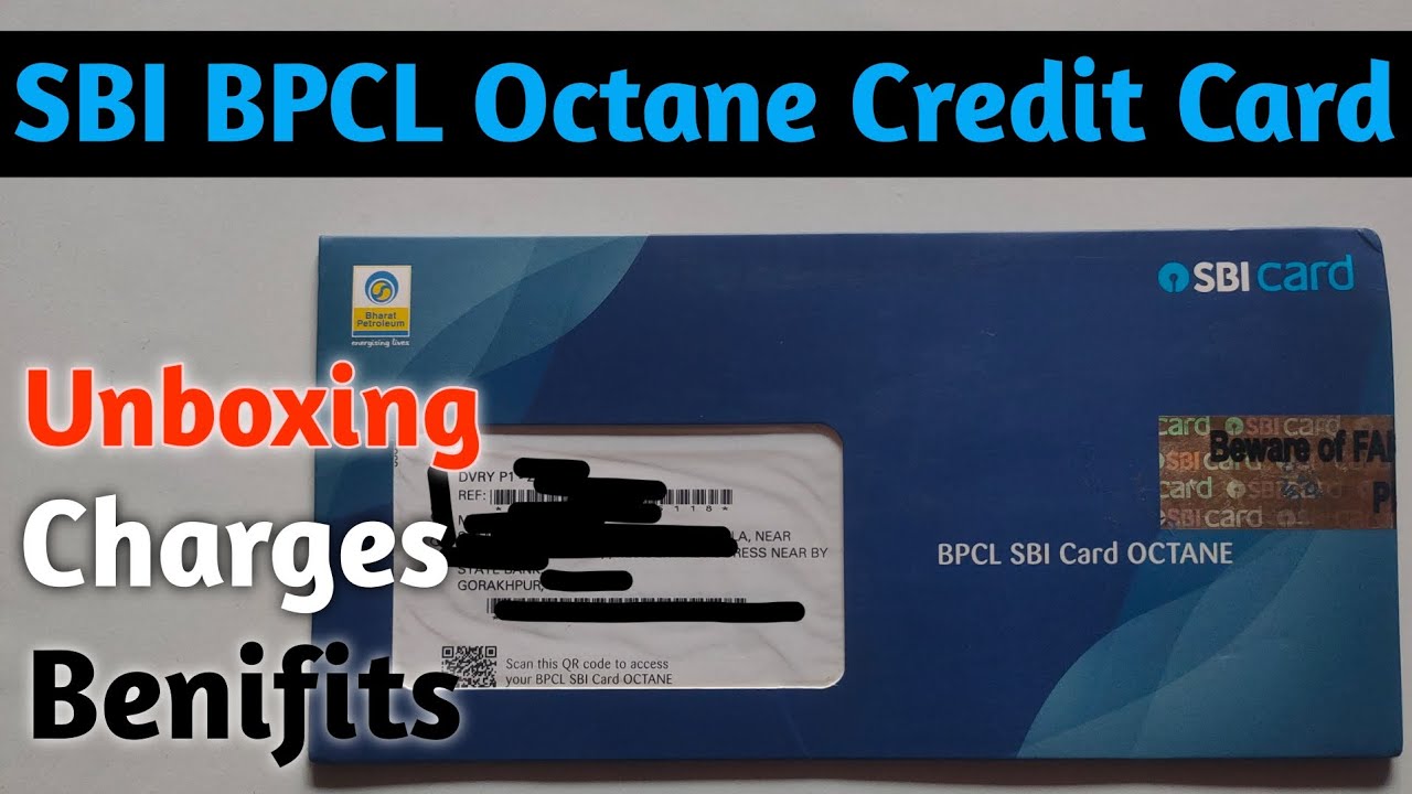 SBI BPCL Octane Rupay Credit Card Unboxing Charges Benifits in Hindi ...