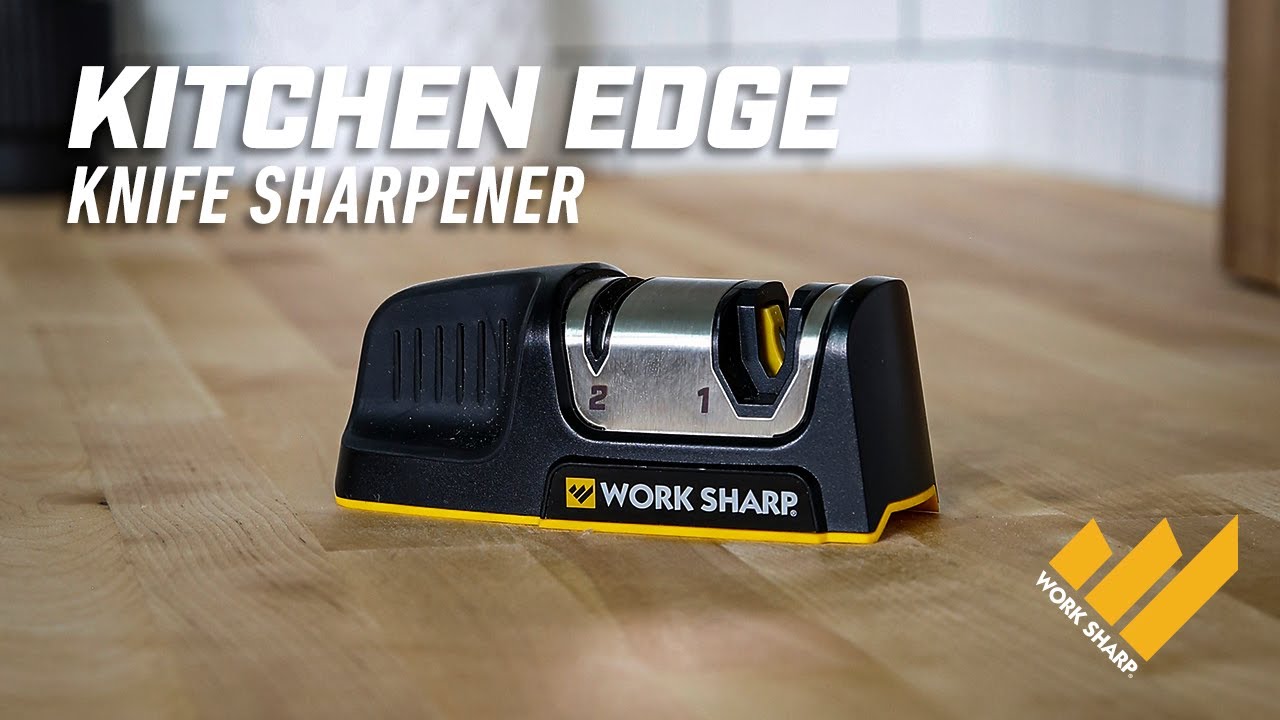 Work Sharp Kitchen Edge Knife Sharpener - YouTube
