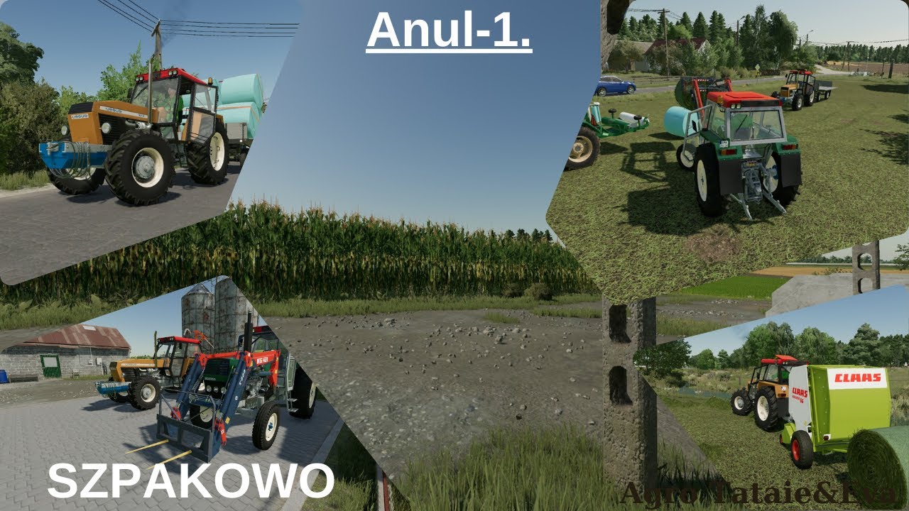 #FS22 #002 /Sat SZPAKOWO Sezonul de treierat porumb / ULTRA REALISTIC/ - YouTube