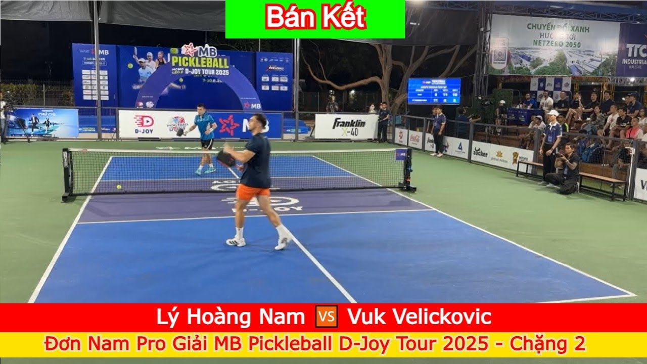 Lý Hoàng Nam 🆚️ Vuk Velickovic | Đơn Nam Pro Giải MB Pickleball D-Joy ...
