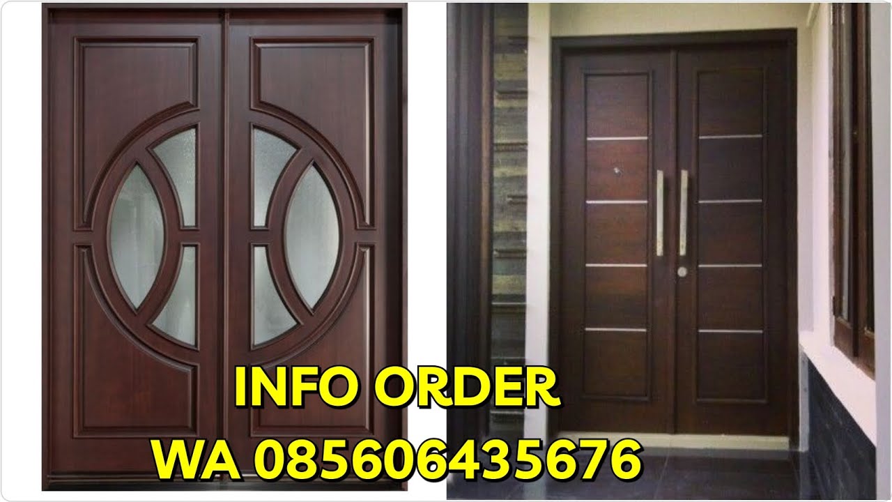 40 Model Pintu Depan Rumah Minimalis Modern Mewah Rumah Perumahan Kayu ...
