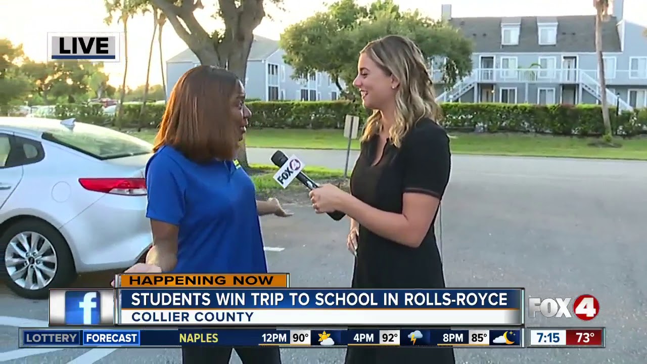 Contest gives two Collier students a trip to school in Rolls-Royce ...