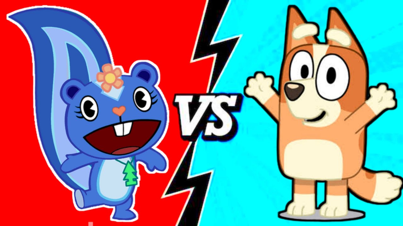 Happy Tree Friends Petunia Vs Bingo Bluey Dream | Freeze Dance Brain ...