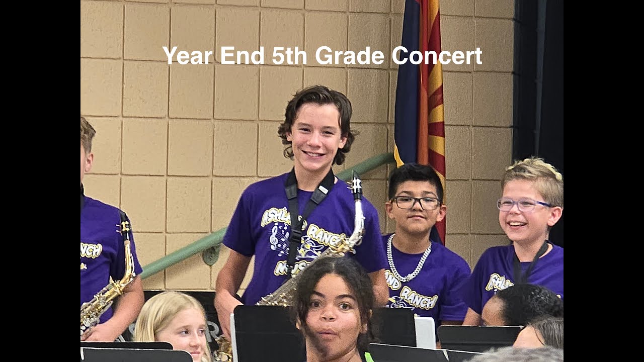 Mason's Year End 5th Grade Band Concert - YouTube