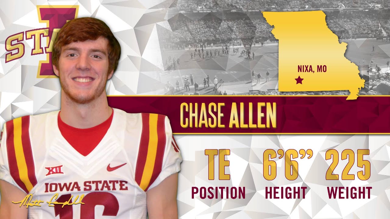 2016 Iowa State Football National Signing Day: Chase Allen - YouTube